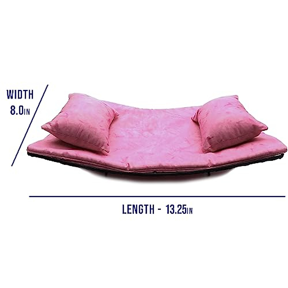 Chaise Lounge for Bearded Dragons, Pink Batik Fabric