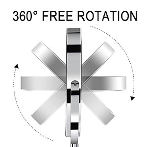 NAYSAYE Round Tabletop Vanity Mirror - Double Sided Makeup Table Mirror Stand with 1X/4X Magnifying (7-inch)