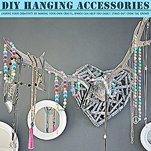 101 PCS Silicone Beads, Silicone Loose Beads for Keychain Making Round Rubber Beads Polygonal Silicone Beads Colorful Silicone Loose Pearl Beads with Rope for DIY Necklace Bracelet Jewelry Crafts