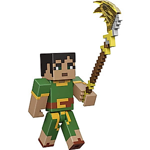 Mattel Minecraft Dungeons 3.25-in Collectible Battle Figure and Accessories, Based on Video Game, Imaginative Story Play Gift for Boys and Girls Age 6 and Older