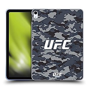 Head Case Designs Officially Licensed UFC Camouflage Logo Soft Gel Case Compatible with Apple iPad Air 2020/2022