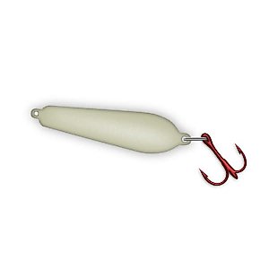 Big Nasty Tackle Super Glow Casting Spoon (1 Pack) (Original Green, 1/2 oz)