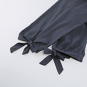 Colorful House Men Ren Faire Costume Renaissance Pants Pirate Outfit Adult Linen Ren Faire Pants with Pockets Grey(Grey, Small)