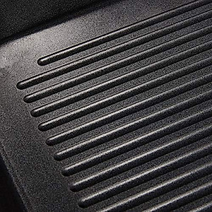 Viking Culinary Contemporary 3-Ply Stainless Steel Nonstick Grill Pan, 11 Inch, Ergonomic Stay-Cool Handle, Dishwasher, Oven Safe, Works on All Cooktops including Induction