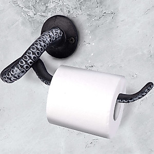 Octopus Toilet Paper & Mug Holder: Dive Into Nautical Elegance with Kraken Decor - Perfect Skull Toilet Upgrade & Dinosaur Taco Enthusiast Treat. Unique Octopus Tentacle Theme