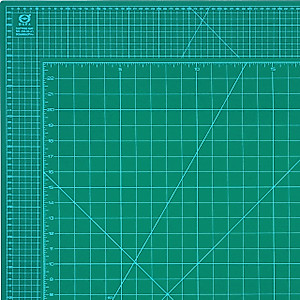 DAFA Professional 36" x 24" Self-Healing, Double-Sided Cutting Mat, Rotary Blade Compatible, (36x24), (24x18), (18x12), (12x9) Sizes, for Sewing, Quilting, Arts & Crafts Green