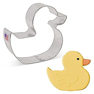 Rubber Duck Cookie Cutter, 4" Made in USA by Ann Clark