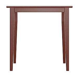 Winsome Wood Groveland Dining, Walnut 29.53 x 29.53 x 29.13