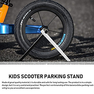 BESPORTBLE 2pcs Bikes Bicycle Floor Parking Rack Bike Standing Organizer Adjustable Bicycle Park Stand for Mountain Bikes Road Bikes Kids Bikes Stopper