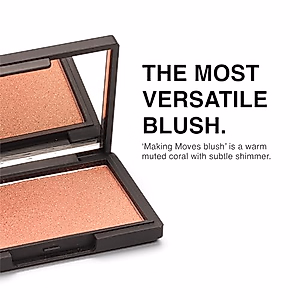 Phase Zero Makeup Powder Blusher - "Making Moves" - 4g / 0.141oz - Pigmented, Lightweight Powder Blushes for a Radiant, Natural Glow