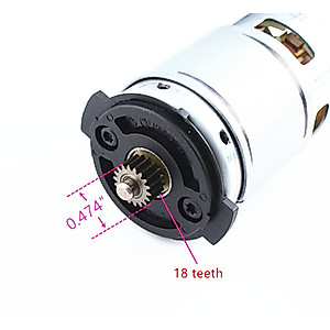 DC 18V 20V Motor N376649 18 teeth Replac for DeWALT DCD771 DCD771C2 DCD776 tool cordless drill screw driver