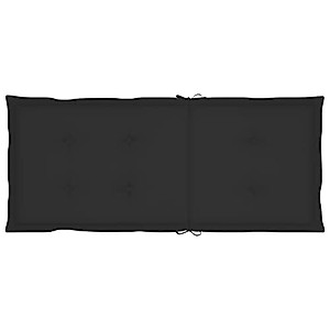 WIFESE Outdoor Seat Cushions Set of 6 Chair Cushions for Outdoor Furniture Patio Furniture Chair Cushions Dining Seat Cushion Replacement Bistro Chair Cushion Garden Bench Cushions Black