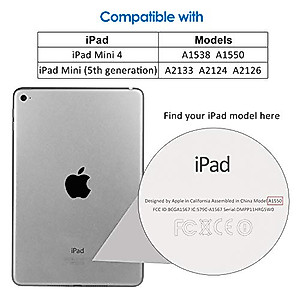 JETech Screen Protector for iPad mini 5/4 (2019/2015 Model, 5th/4th Generation), Tempered Glass Film, 1-Pack