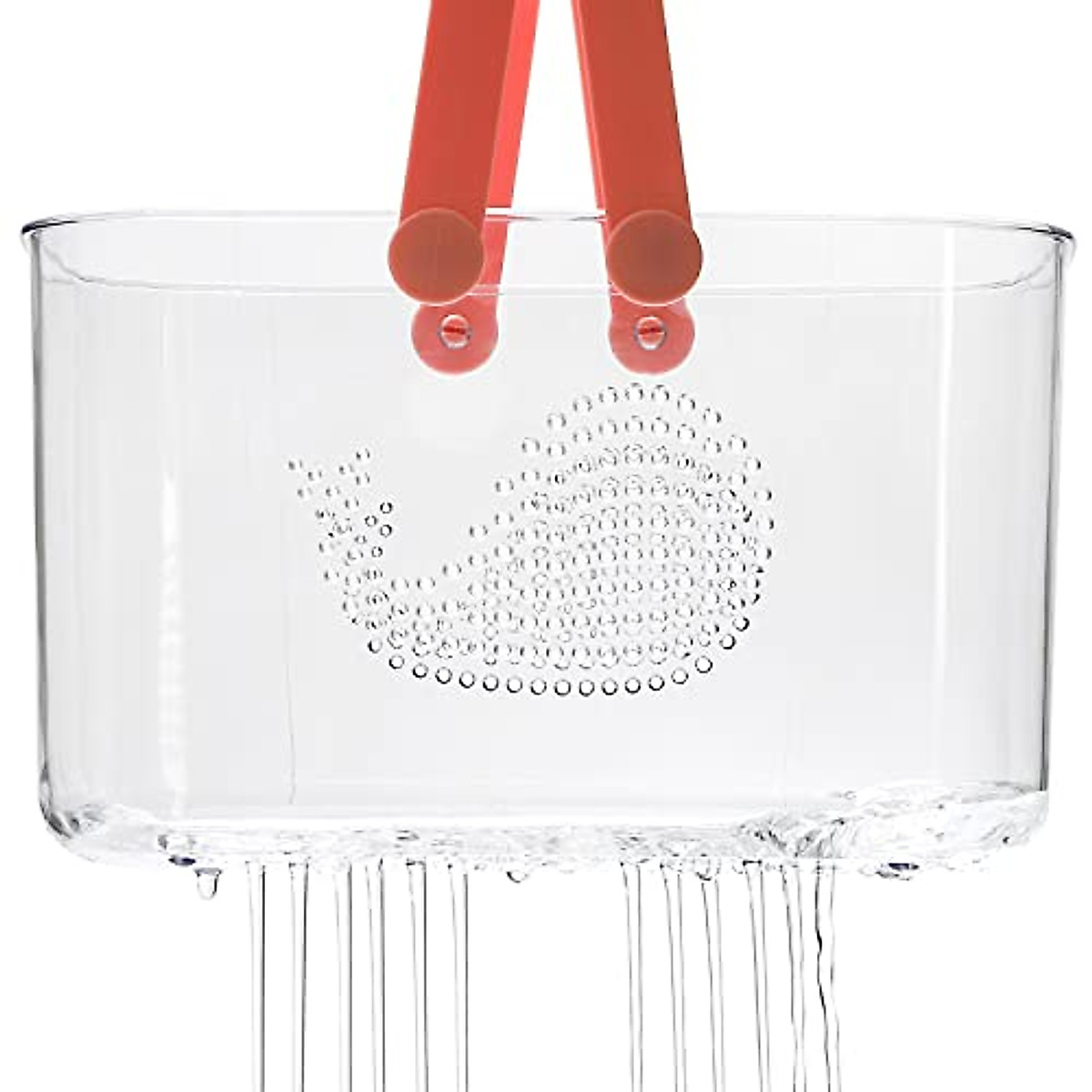 ZENFUN 3 Pack Portable Shower Caddy with Handles, Plastic Tote Storage Basket Toiletry Organizer Bin, Portable Toiletry Caddy for Holding Soap, Shampoo, Bathroom, College Dorm, White, Pink, Blue