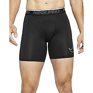 Nike Pro Dri-FIT Men's Shorts, Black/White, M