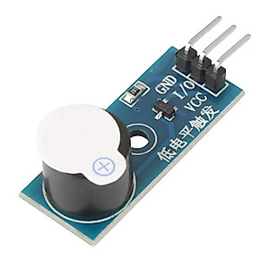 Active Buzzer Module 3 Wire System 3.3V-5V Buzzer Module with Internal Oscillation Source Light Industry Alarm Sounder