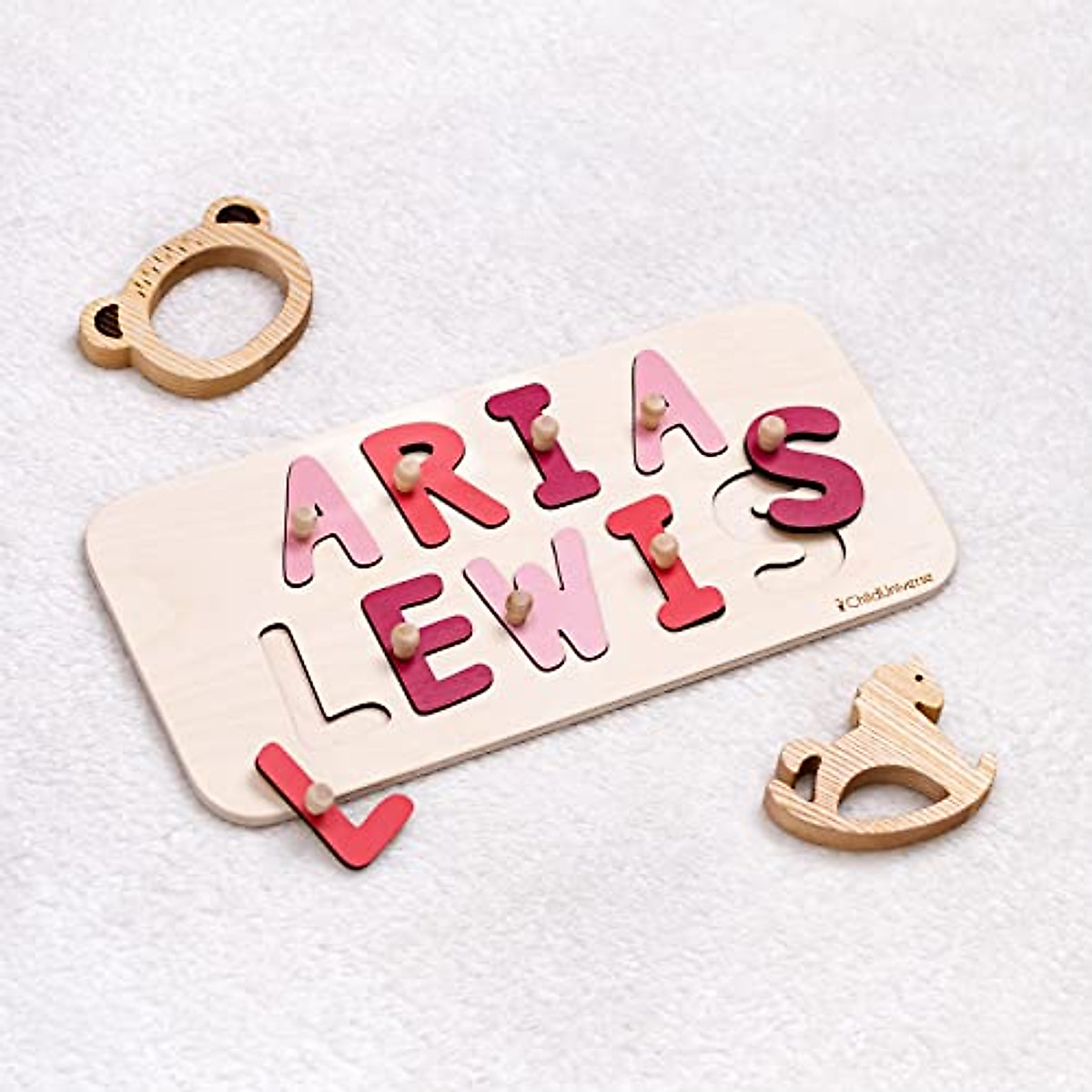 Wooden Toddler Clothes Hangers Baby Hangers Clothing Rack for Nursery Kids Room Decor Montessori Furniture Child Size Wardrobe Wood Toddler Gift (Set of 5 Hangers, copy, Natural)