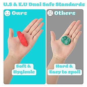 PHILODOGS Play-Masa Playdough 48 Pack of Non-Toxic Modeling Compound, 0.6 Ounce Each, Play Dough Bulk Sets for Kids Ages 3+