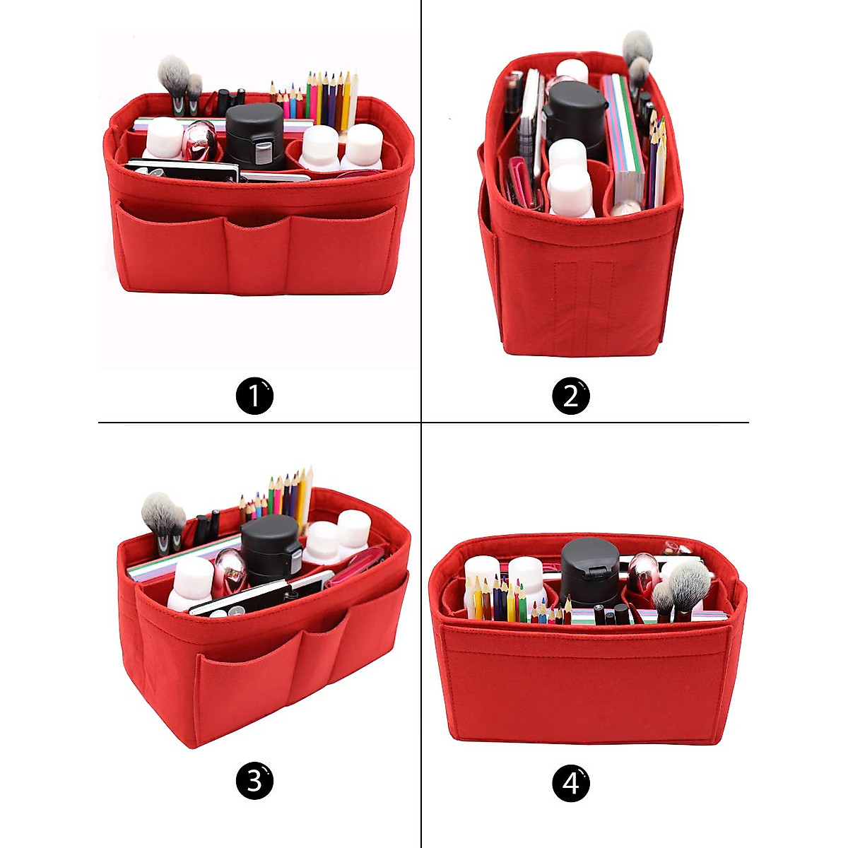 LEXSION Felt Insert Bag Organizer Bag In Bag For Handbag Purse Organizer Fits Speedy Neverful