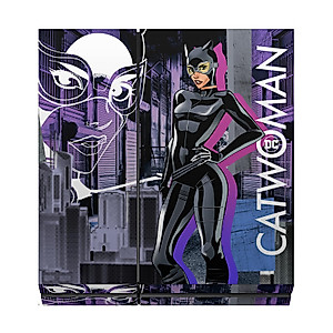 Head Case Designs Officially Licensed DC Women Core Catwoman Compositions Vinyl Sticker Gaming Skin Decal Cover Compatible With Sony PlayStation 4 PS4 Console