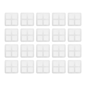 IEUDNS Disposable Floor Drain Mesh Strainer Sticker,Shower Drain Cover Hair Catcher,Floor Filter Mesh with Stickers for Kitchen, Sewer, Sink Bathtubs Floor Drain, 20pcs