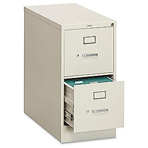 HON 310 Series Vertical 2 Drawer Letter File Cabinet in Putty