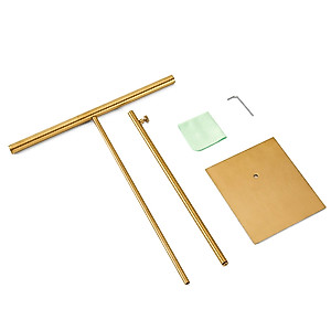 SHUNKAIZS Necklace Holder Jewelry Stand, Purse Display Stand, 2Pcs Stainless Display Stand, Jewelry Tower Stand Adjustable Height for Necklaces, Bracelets, Bag