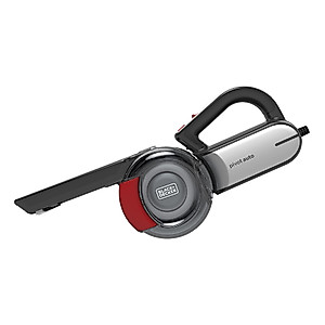 BLACK+DECKER Pivot Vac 12V DC Car Handheld Vacuum, Black (​​BDH1200PVAV)