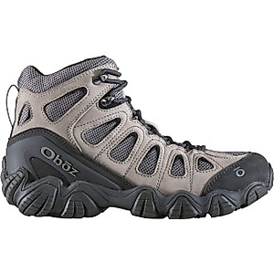 Oboz Men's Sawtooth Ii Mid Hiking Boots Ash 9