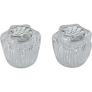 Delta Faucet RP23498 Two Clear Knob Handle Kit 3.9" x 2.5"