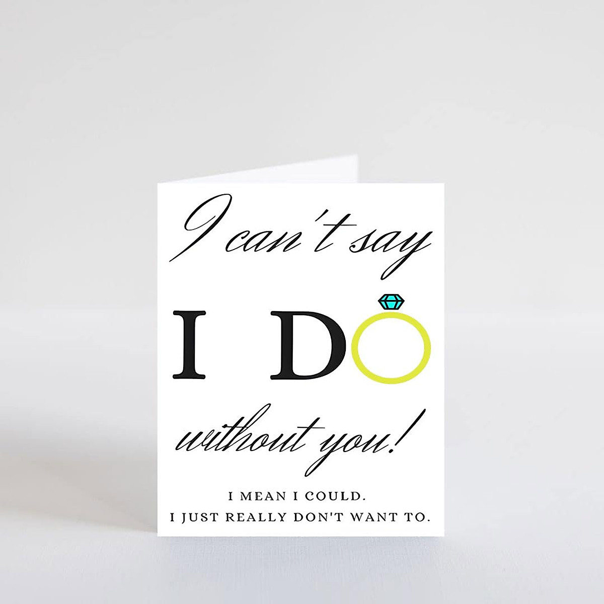 I Can’t Say I Do Without You, Card for Bridesmaid, Card for Groomsmen, Wedding Party Card, Request Maid of Honor, Request Best Man Card for Wedding, Thank You Gifts for Sister Brother Friend Friends