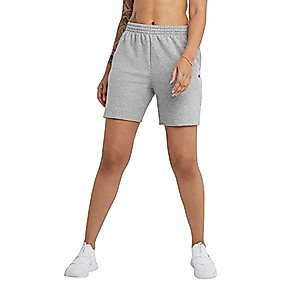 Champion Women's Shorts, Powerblend, Fleece Shorts, Comfortable Shorts for Women, 6.5"