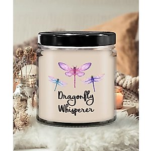 Dragonfly Whisperer Candle - Soy Wax Candle - Hand Poured Novelty Candle
