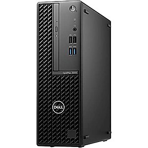 Dell OptiPlex 3000 SFF Small Form Factor Desktop Computer - 12th Gen Intel Core i5-12500 6-Core up to 4.60 GHz CPU, 32GB RAM, 2TB NVMe SSD + 2TB HDD, Intel UHD Graphics 770, DVD-RW, Windows 10 Pro