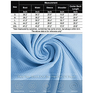 COOrun Women's UPF 50+ Sun Protection Hoodie Jacket Lightweight Full Zip Running Jacket Athletic Jacket with Thumb Holes Deep Sky Blue XL