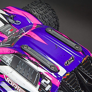 ARRMA RC Truck 1/10 VORTEKS 4X4 3S BLX Stadium Truck RTR (Batteries and Charger Not Included), Purple, ARA4305V3T2, Men