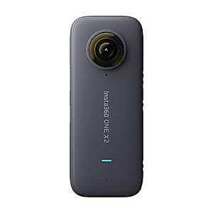 ONE X2 Panoramic Action Camera 5.7K 30fps LCD Touch Screen 10m Body Waterproof HDR APP Editing 360° Live Streaming TimeShift Support Bullet Time with 1630mAh Battery with Selfie Stick