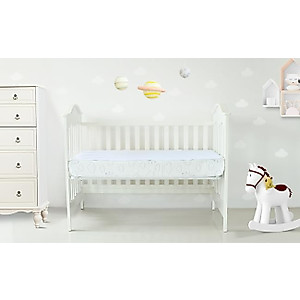 Flannel Crib Protector Pad，100％ Waterproof Mattress Protector Pad, One Size, 27" X 39"