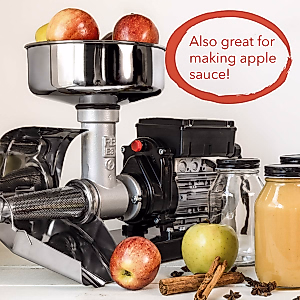 Raw Rutes - Electric Tomato Strainer Machine - Made in Italy - Perfect for Canning Tomato Purees, Sauces and More! (No. 3)