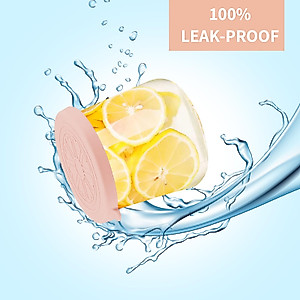 VOLCANOES CLUB Oui Yogurt Jar Lids Silicone | Covers Fit For 5 Oz Oui Yogurt Glass Jars | Perfect For Oui Yogurt Bottle with Label | Lids Only | Food-Grade/Leakproof/Reusable | 12Pcs Flesh Colors