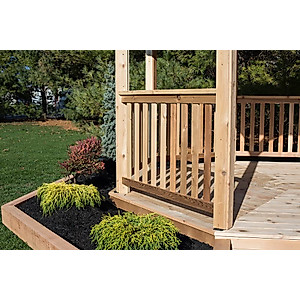 12x18 Wood Oval Gazebo Kit (Without Floor)