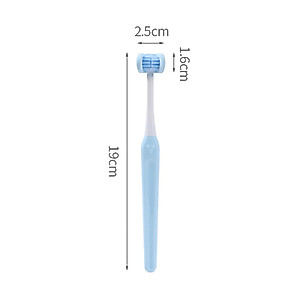 Cat Teeth Care Products Pet Toothbrush Dental Cleaning Kit for Cats Dogs Ultra-soft Bristles Oral Tool to Prevent Plaque Tartar Blue