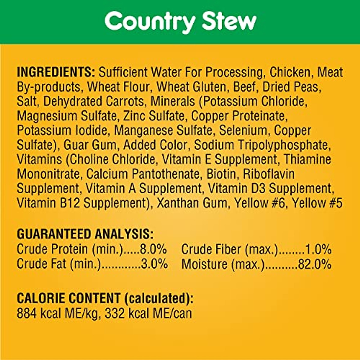 PEDIGREE CHOICE CUTS IN GRAVY Adult Canned Soft Wet Dog Food Variety Pack, Country Stew and Chicken & Rice Flavor, 13.2 oz. Cans 24 Pack