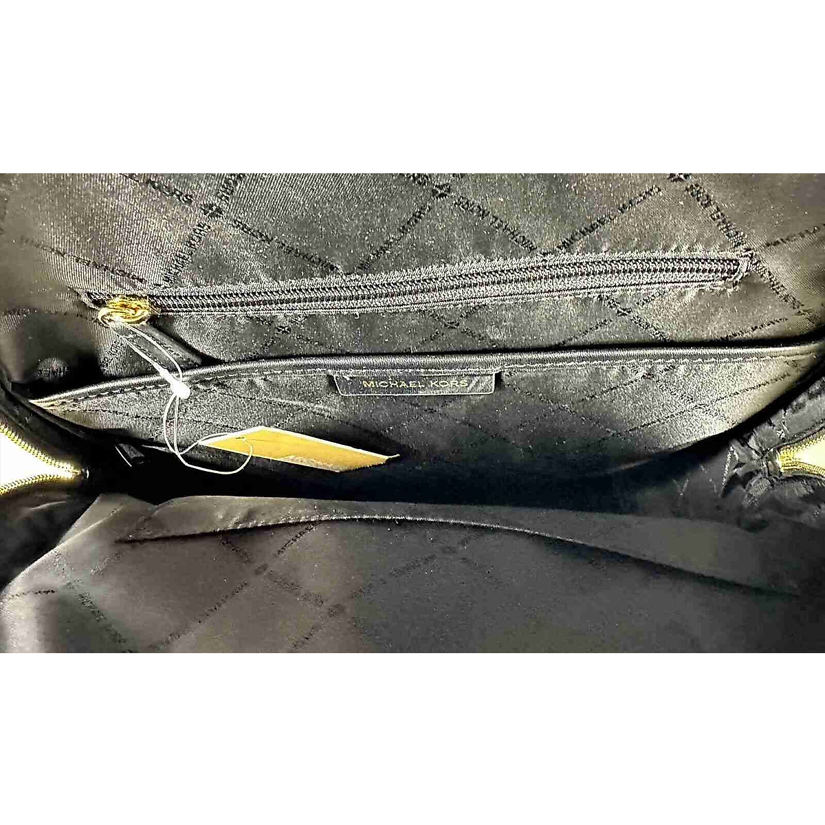 Michael Kors Jaycee Large 2 Zip Pocket Backpack Leather (Black)