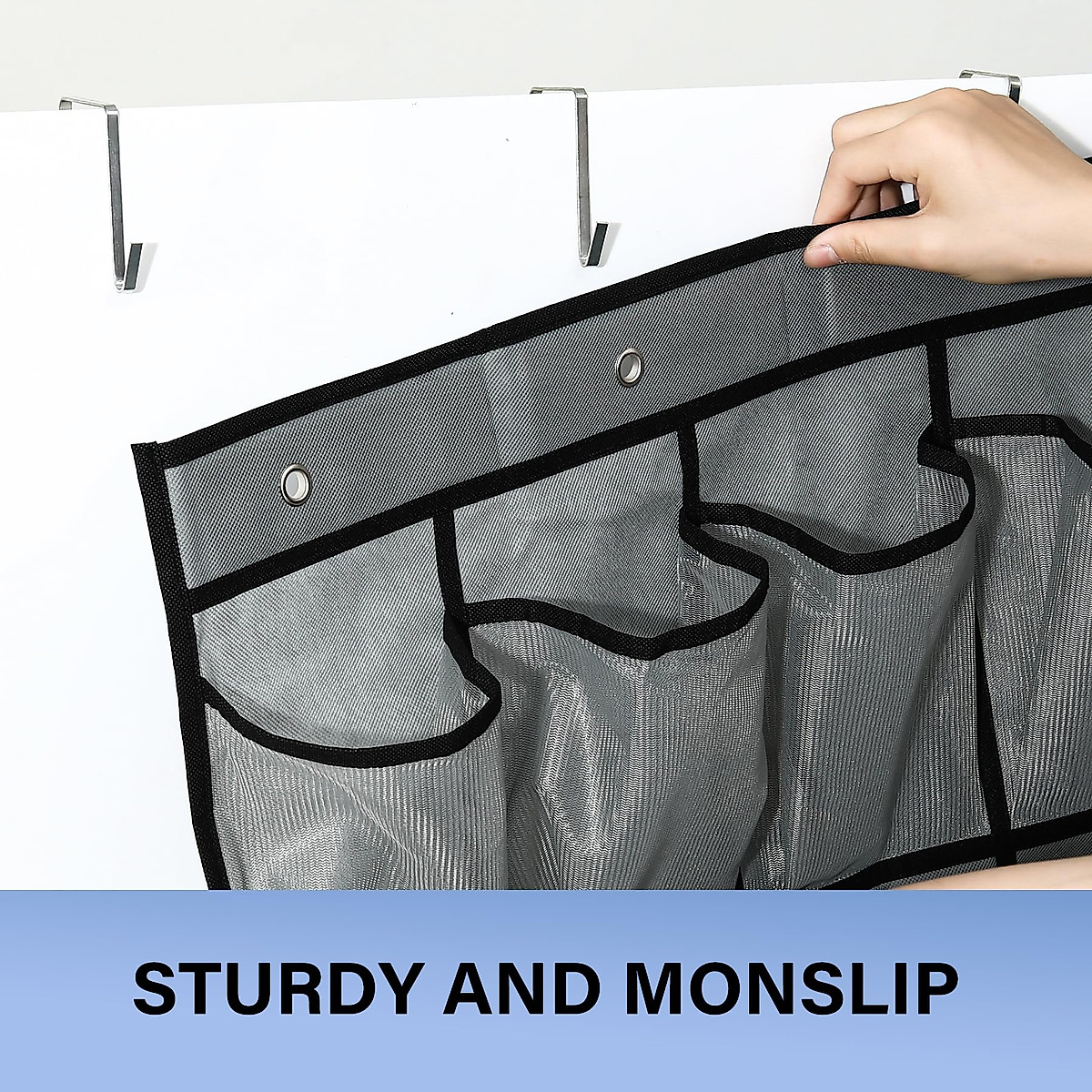 35Large Pockets Over The Door Shoe Organizer, Mesh Pockets Shoe Holder Rack, Capacity Shoe Hanging Storage With 4 Metal Hook35Large Pockets Over The Door Shoe Organizer, Mesh Pockets Shoe Holder Rack,