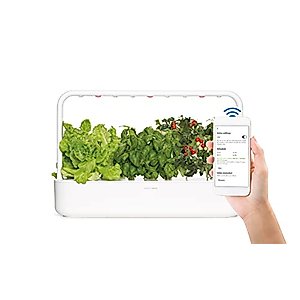 Click and Grow Smart Garden 9 PRO w/Bluetooth | App and Touch Controlled Indoor Garden | Easier Than a Hydroponics Growing System | Herb & Vegetable Garden Starter Kit w/ 9 Plant Pods