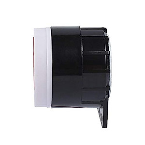120dB DC 12V Mini Red Wired Loud Alarm Horn Safety Warning/Burglar Horn for Home Security Monitoring System Indoor and Outdoor Safety