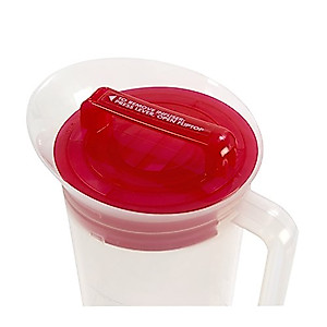 Primula TSIRE-3630 Today Shake and Infuse Pitcher, 8.2 x 6.4 x 11.1 inches, Red