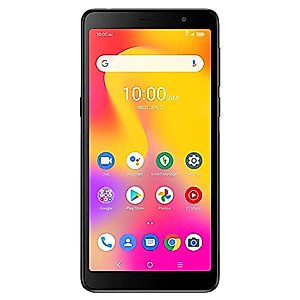 TCL A30 Unlocked Smartphone with 5.5" HD+ Display, 8MP Rear Camera, 32GB+3GB RAM, 3000mAh Battery, Android 11, Prime Black