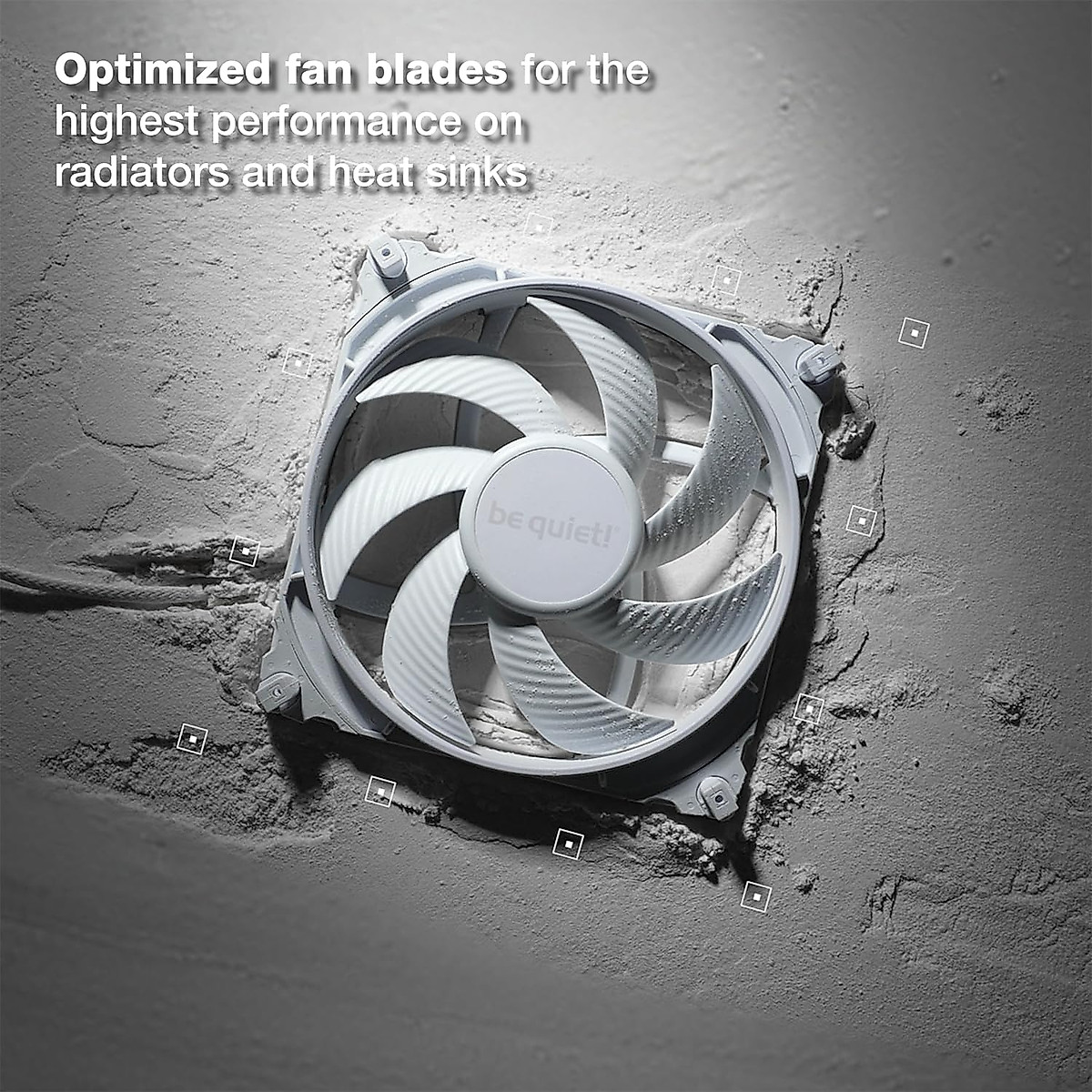 be quiet! Silent Wings 4 Cooling Fan | 120mm PWM | 3000 RPM | White | BL118